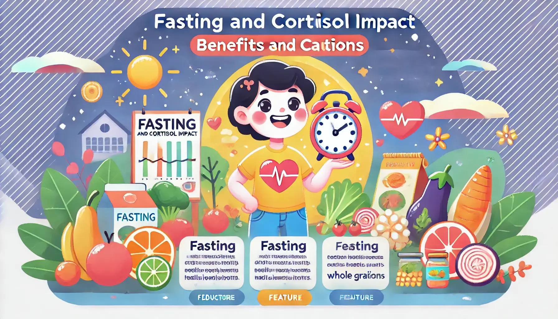 Fasting and cortisol impact - Benefits and Cautions - Funda Fry