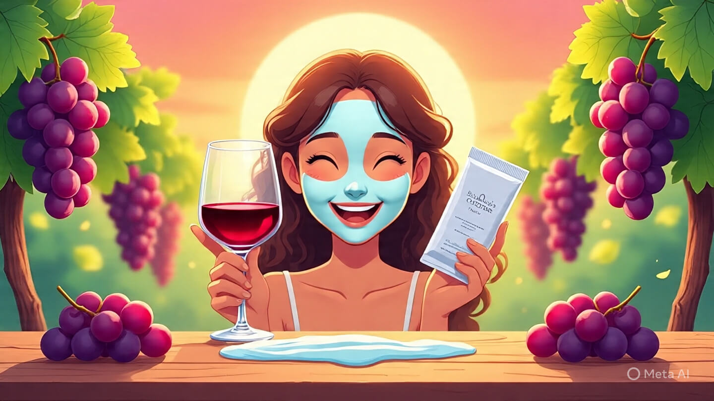 Red wine facial benefits for glowing and youthful skin - Funda Fry